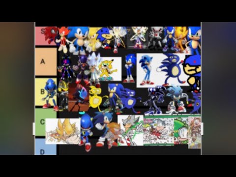 Ranking Sonics on a tier list - YouTube