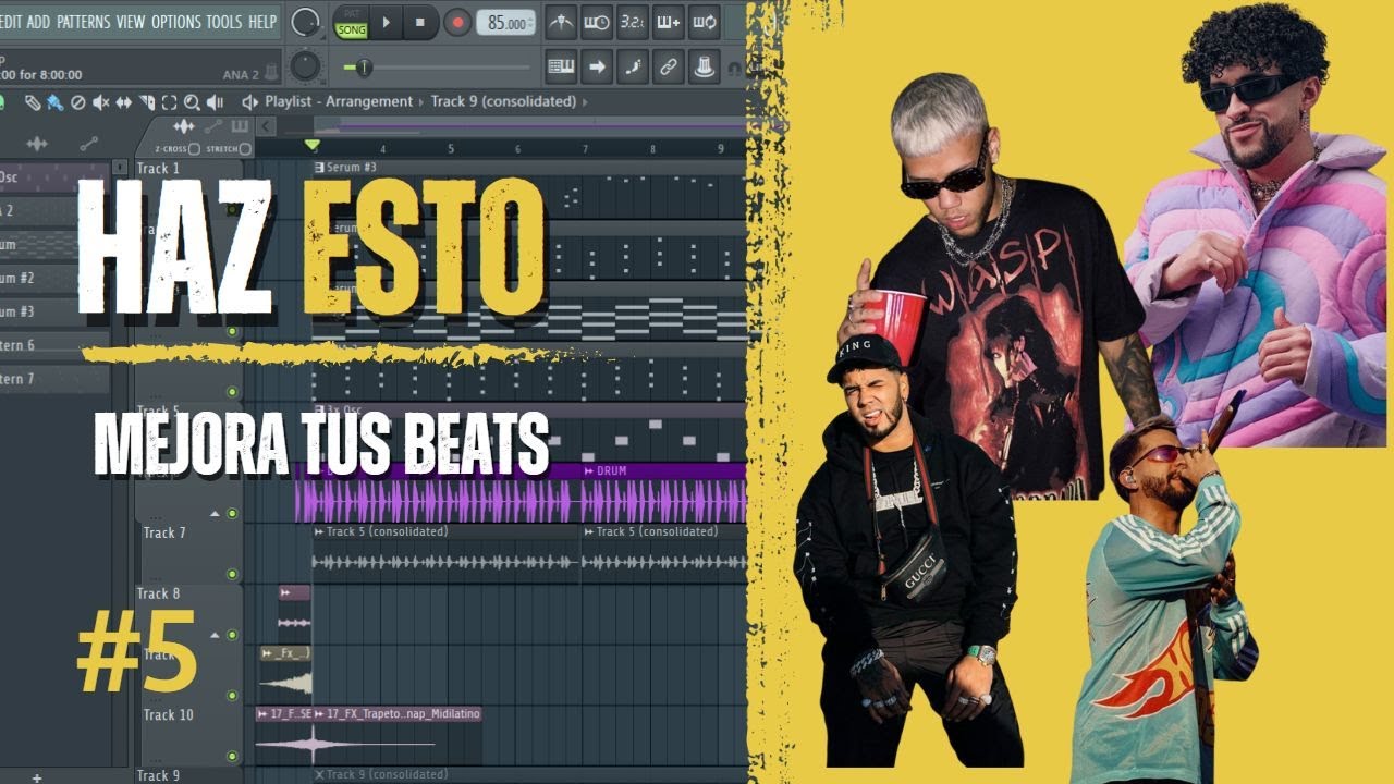 Un BEAT PARA BAD BUNNY - FL STUDIO Tutorial - Como HACER Beat REGGAETON ...