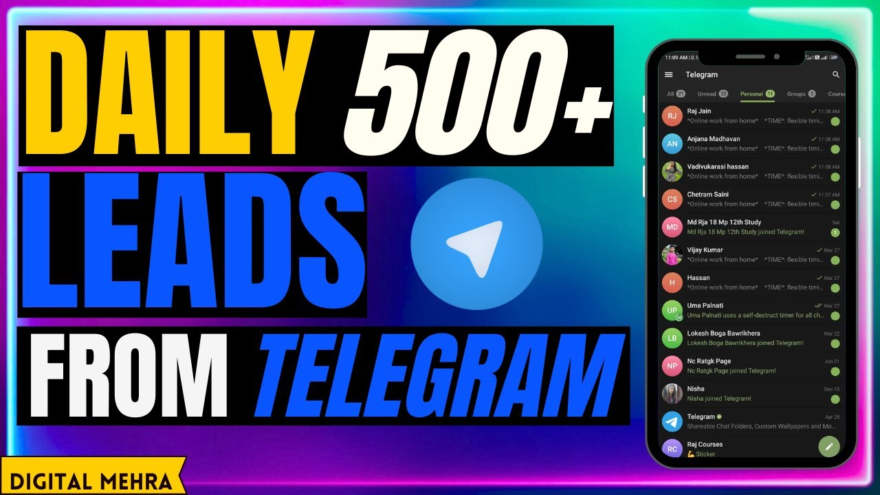 Telegram Lead Generation 2024 | Generate Daily 1000+ Leads Through ...