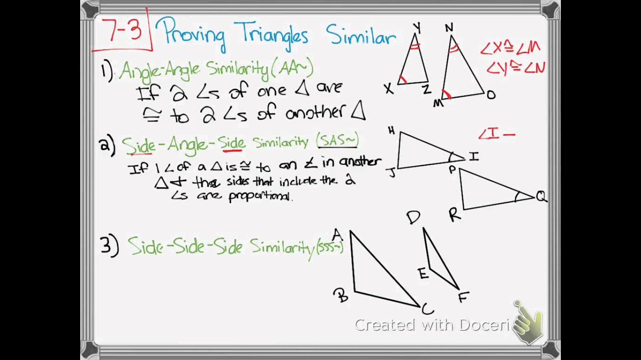 7 3 Proving Triangles Similar YouTube 7-3-proving-triangles-similar-youtube