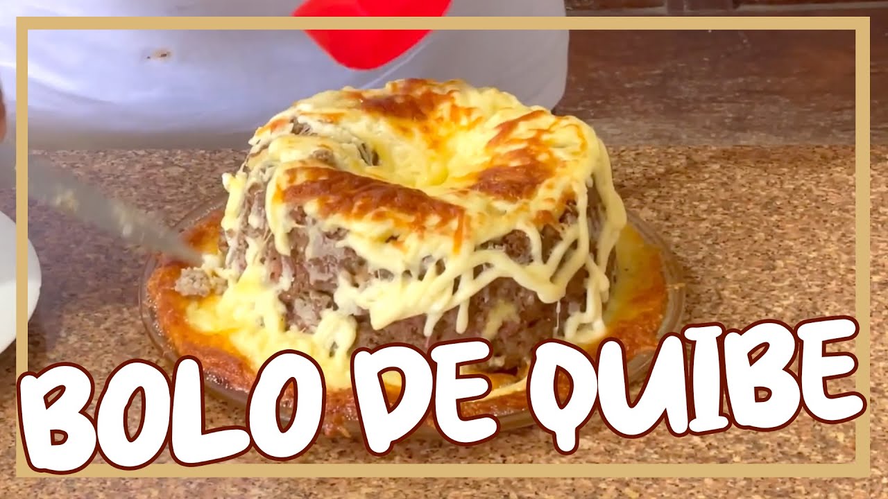 Bolo de Quibe com Queijo Gorgonzola, Mussarela, Cheddar e Bacon: Uma ...
