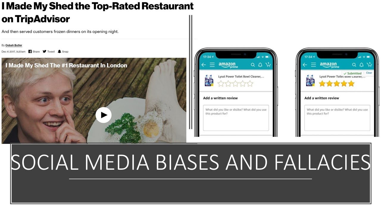 Social Media II: Biases and Fallacies - YouTube