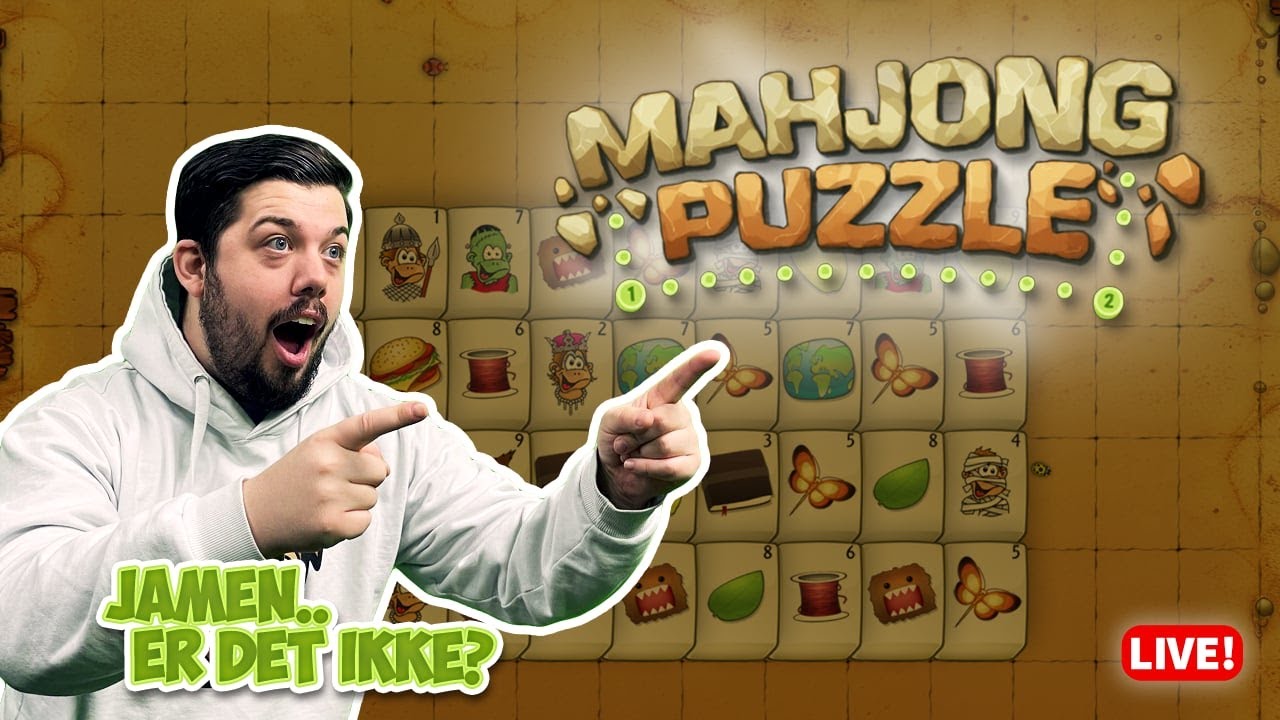 Komogvind Live - Nyt spil Mahjong Puzzle! - YouTube