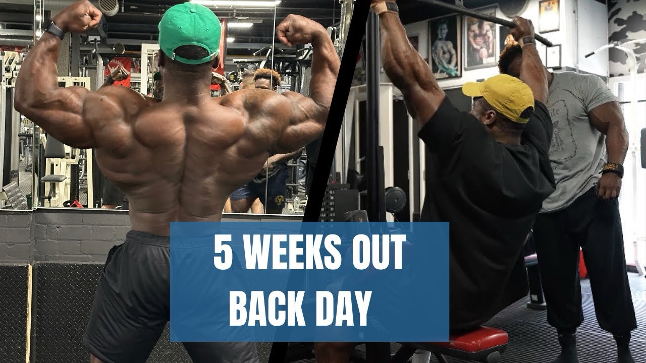 5 weeks out! BACK DAY - YouTube