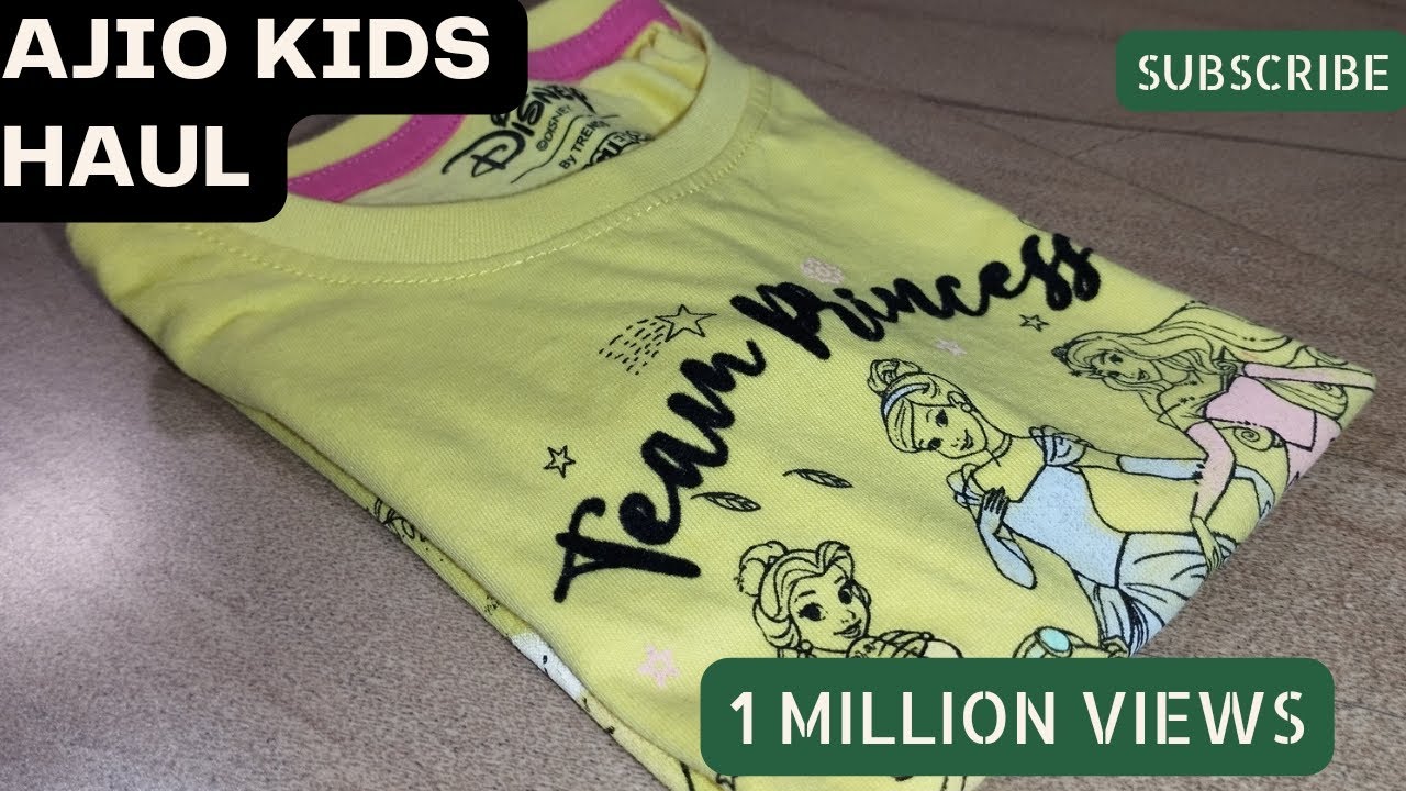 Ajio Kids Haul Review | Kids Fashion | Online shopping - YouTube