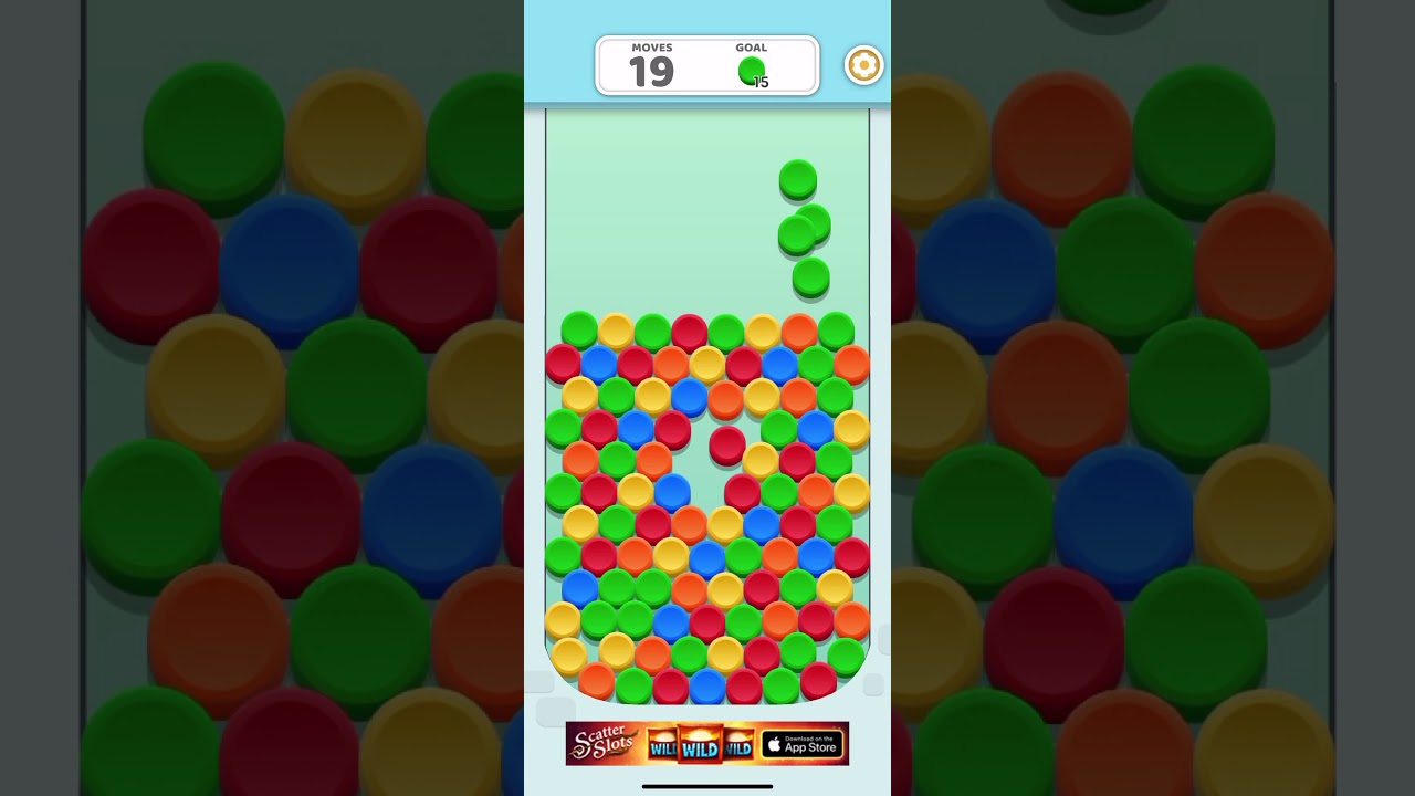 COLOR POP MOBILE PUZZLE GAME GAMEPLAY NO COMMENTARY FIRST 6 LEVELS IOS ...