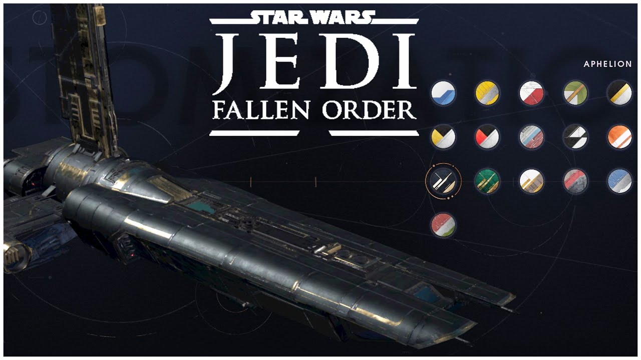 Every MANTIS SHIP CUSTOMIZATION Option in the Game! - Star Wars Jedi ...