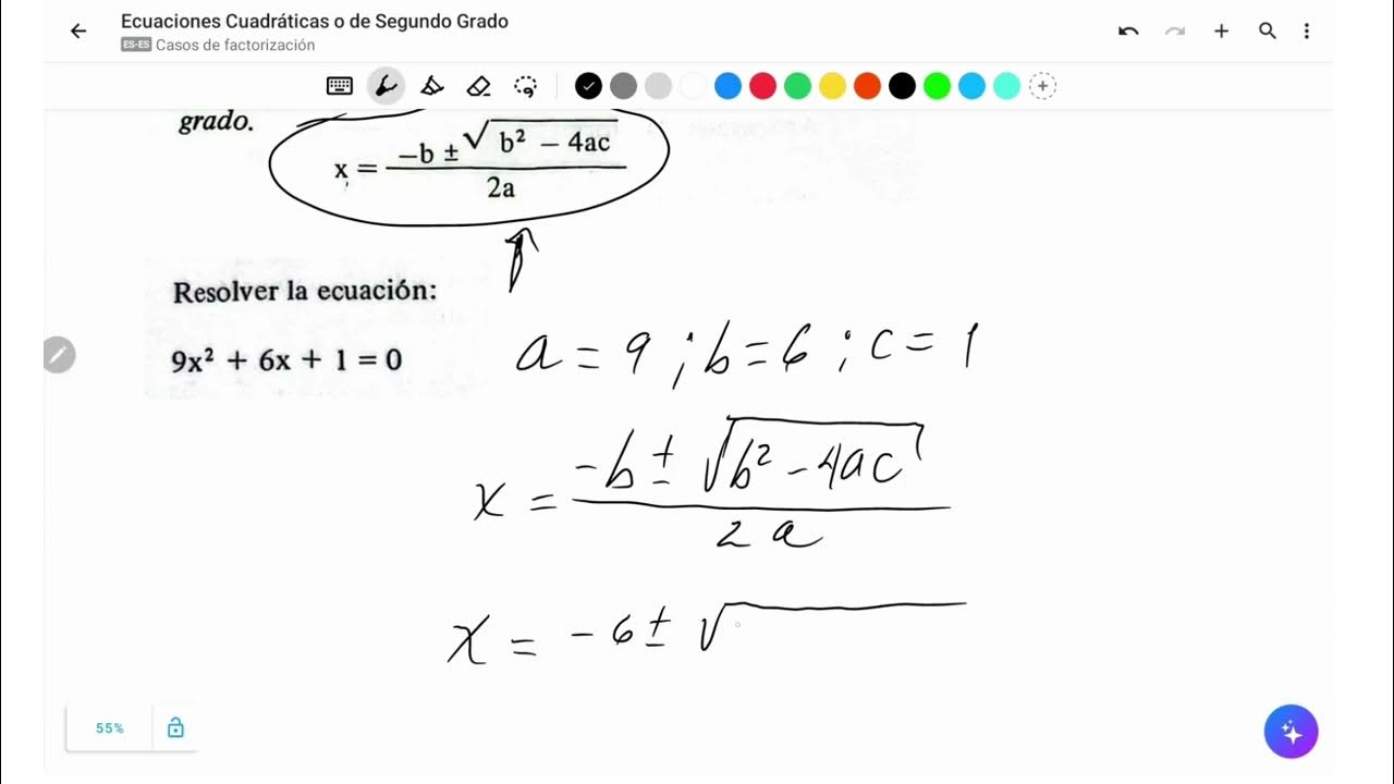 ¿Cómo Resolver "Ecuaciones Cuadráticas" o de "Segundo Grado"? - YouTube