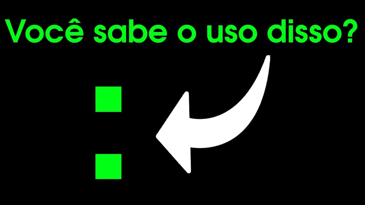 Você sabe o uso disso ? ':' - YouTube