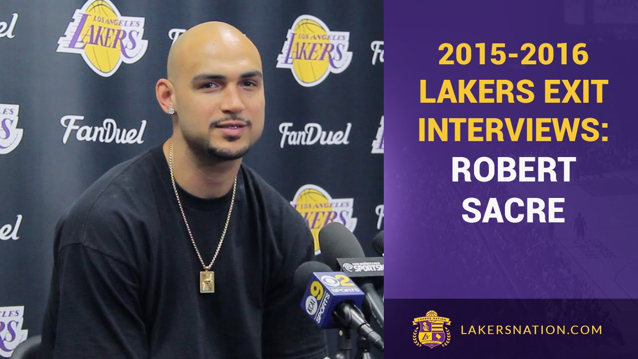 Robert Sacre Lakers Exit Interview: Metta World Peace Needs Farewell ...