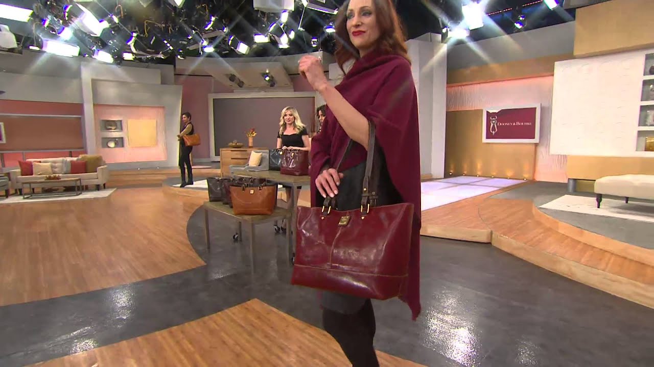 Dooney & Bourke Toledo Leather East/West Chelsea Shopper with Sandra ...