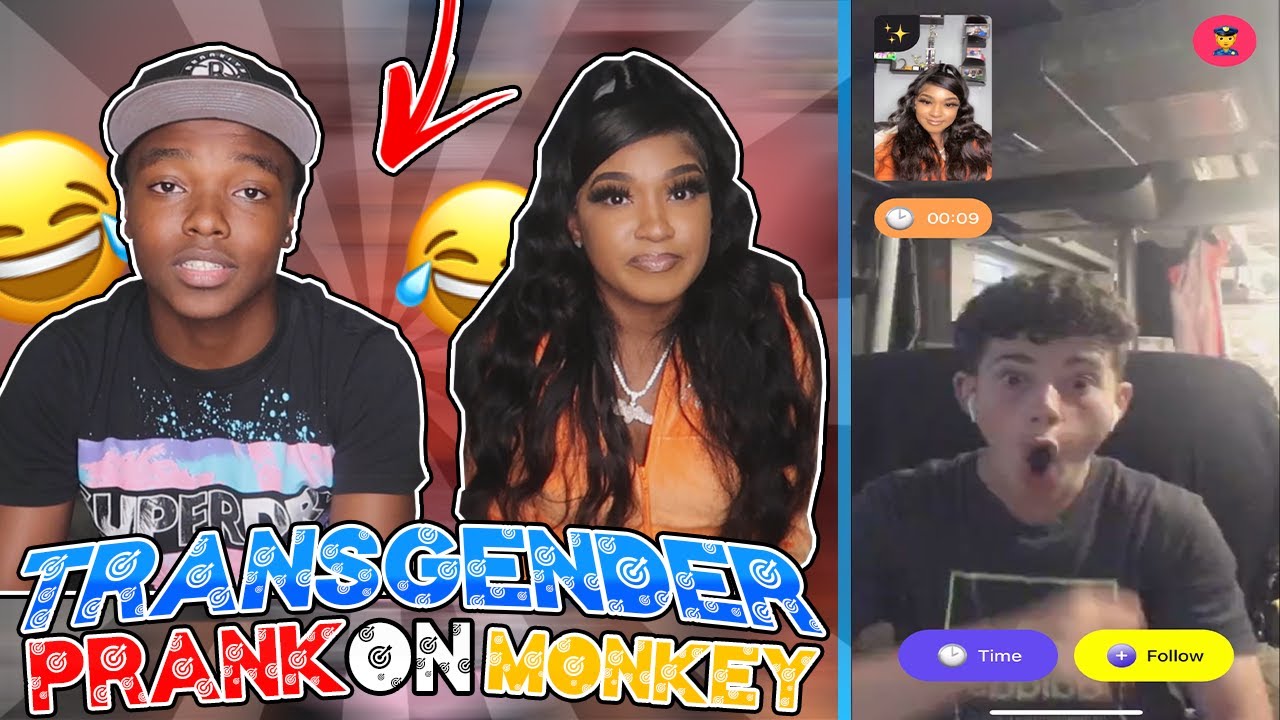 SWITCHING VOICE PRANK ON MONKEY APP!!😂FT. PRETTY ICYLINN - YouTube
