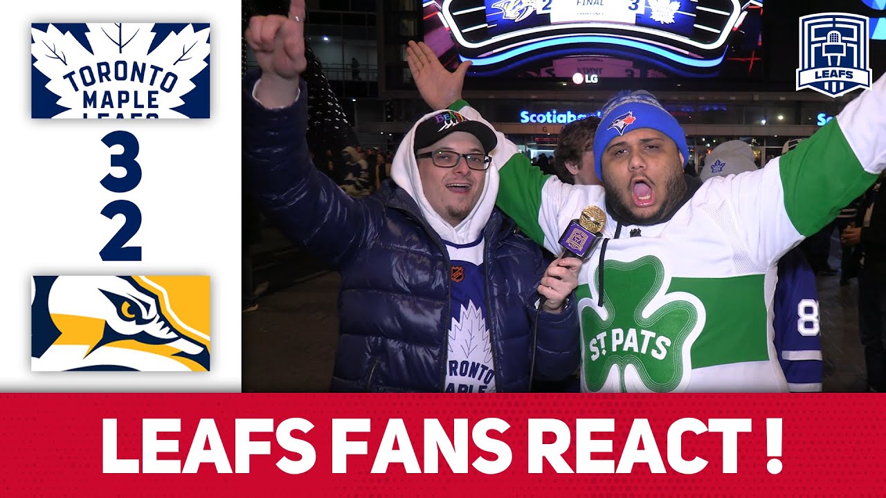 Papi tucks two, Leafs cruise in 3rd period | Leafs 3-2 Predators ...