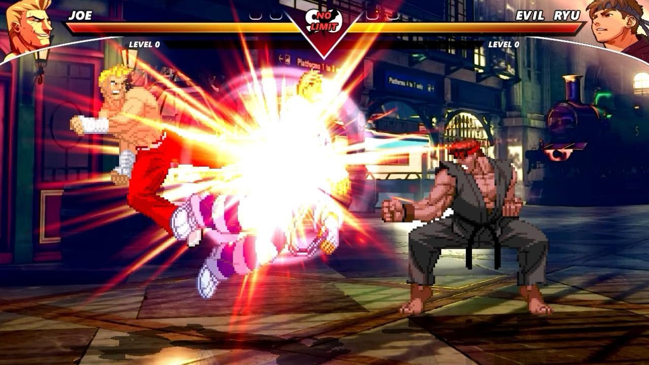 STREET FIGHTER JOE vs EVIL RYU #streetfighter #streetfightergameplay ...