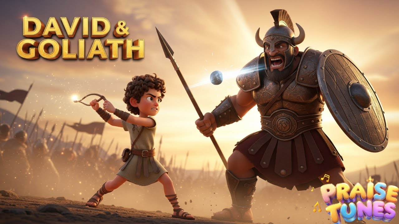 David and Goliath Song | Bible Song for Kids and Families - YouTube