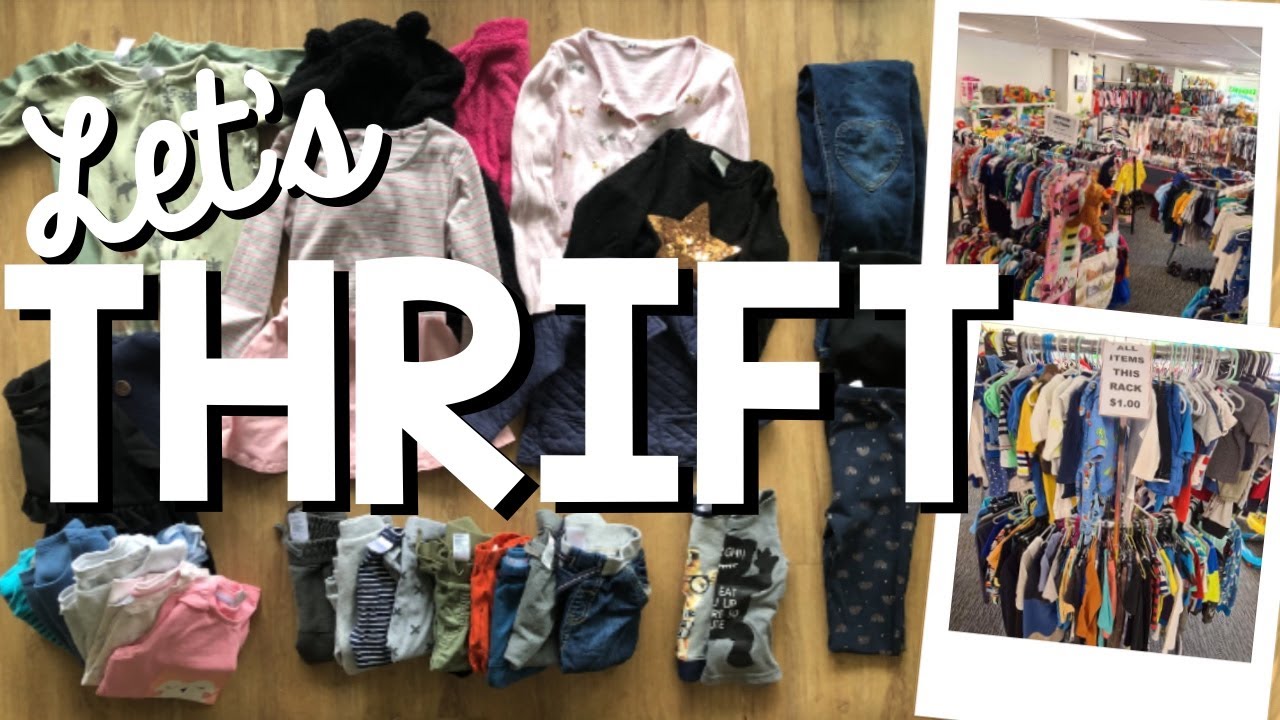 Thrift with me | Op shopping in Australia for kid clothes (thrift haul ...