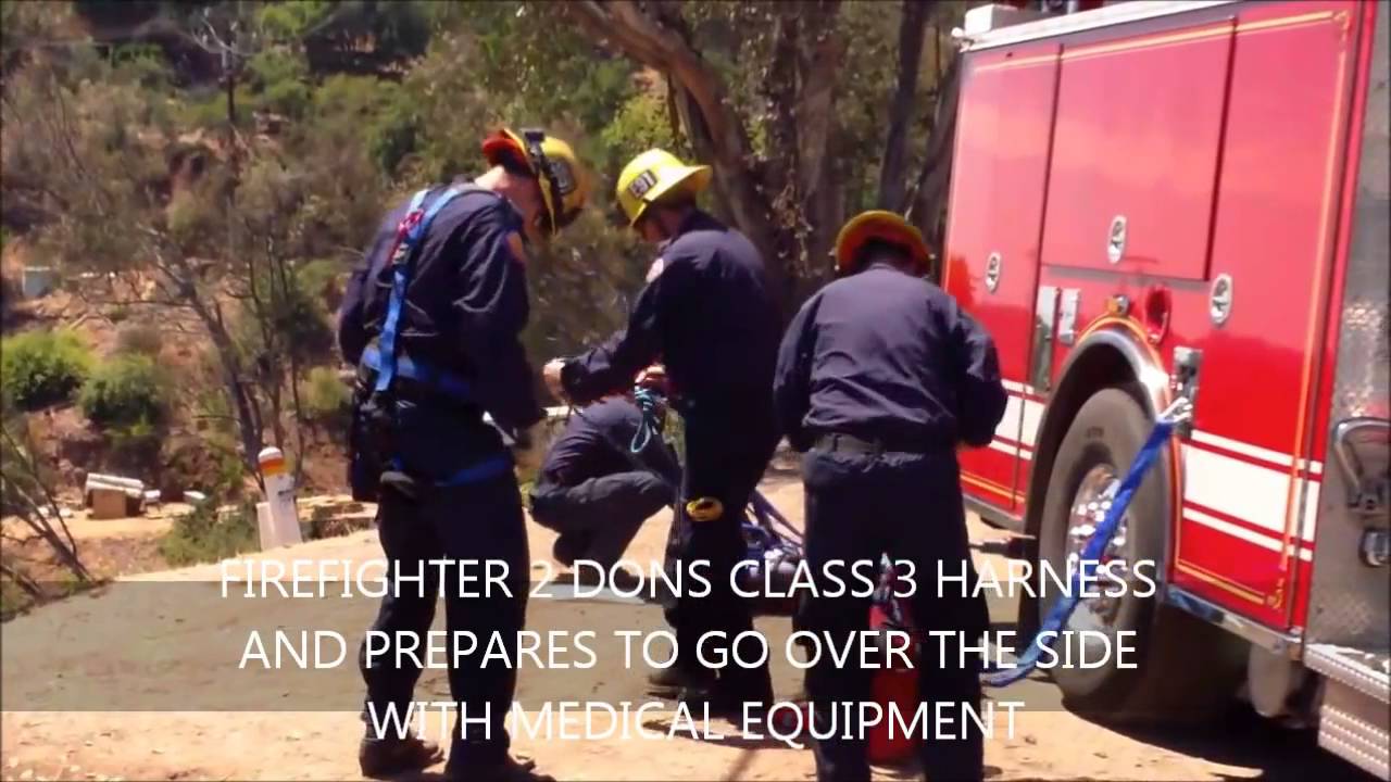 USAR Low Angle Rescue - YouTube