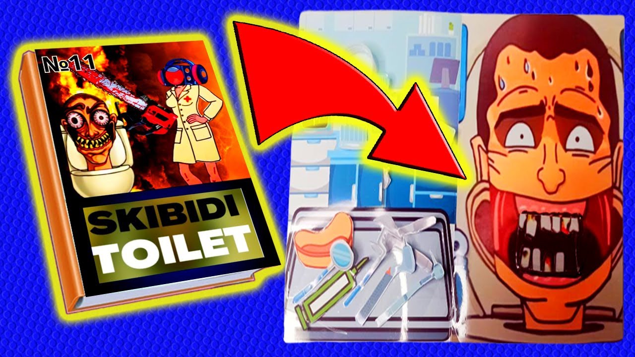 ️ GAME BOOK ️ DIY 🚽 Skibidi Toilet Game Book 😈 스키비디 토일렛 게임책 만들기 2탄🎥📺🚽 ...