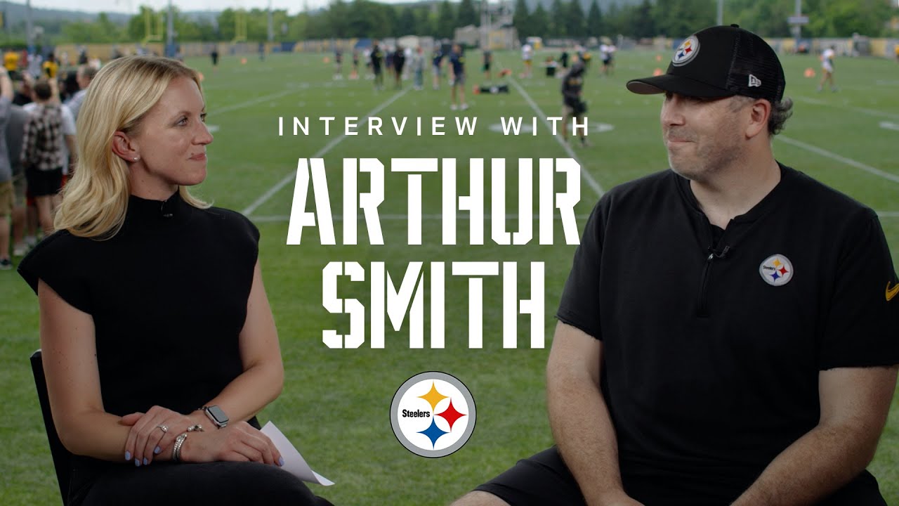 Sideline Interview with OC Arthur Smith | Pittsburgh Steelers - YouTube