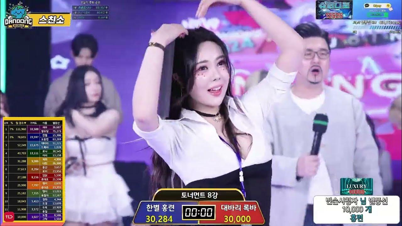 아프리카TV (SOOP) 댄동 크루 BJ도홍련 만수르 리액션 - YouTube