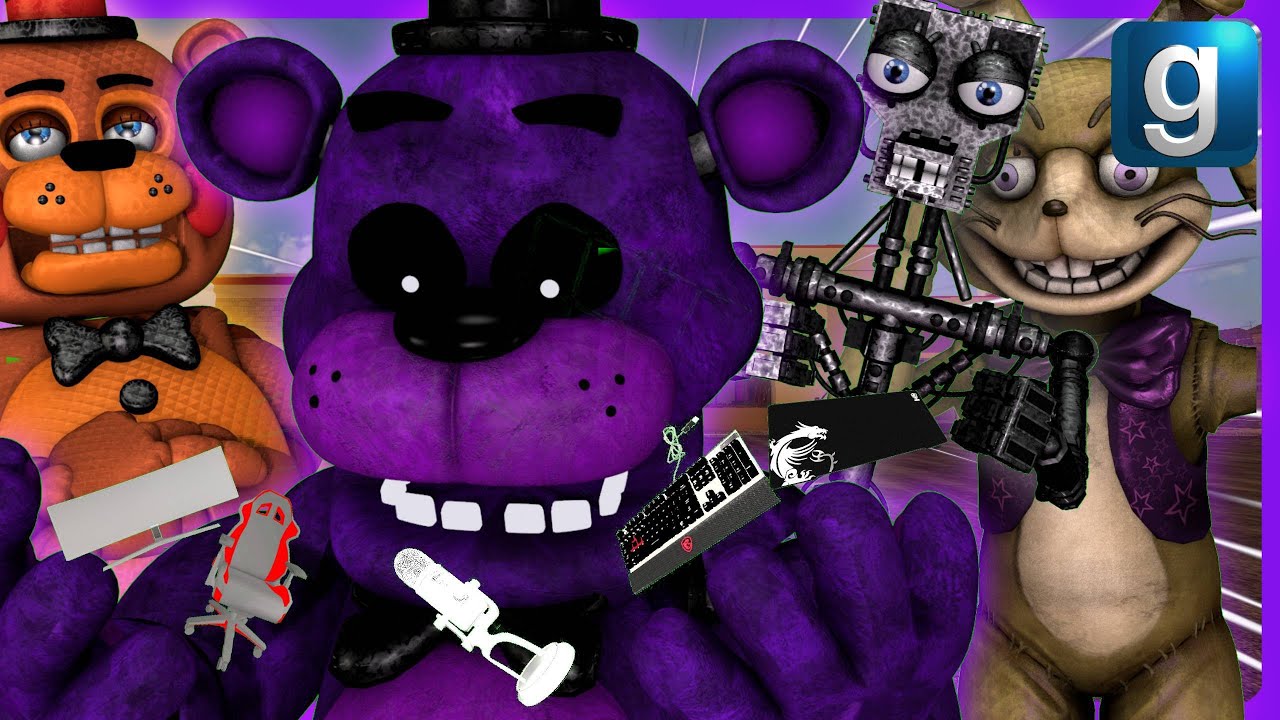 Gmod FNAF | Shadow Freddy's New Gaming Setup! - YouTube