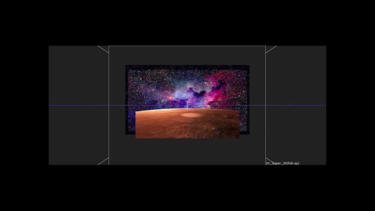 Matte Painting Space Scene 1 V6 with Camera Breakdowns by Cade - YouTube