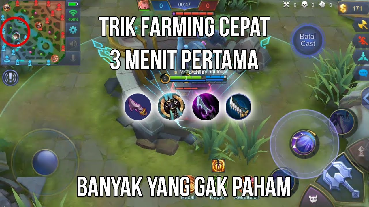 TRIK FARMING CEPAT TERBARU MOBILE LEGENDS - YouTube