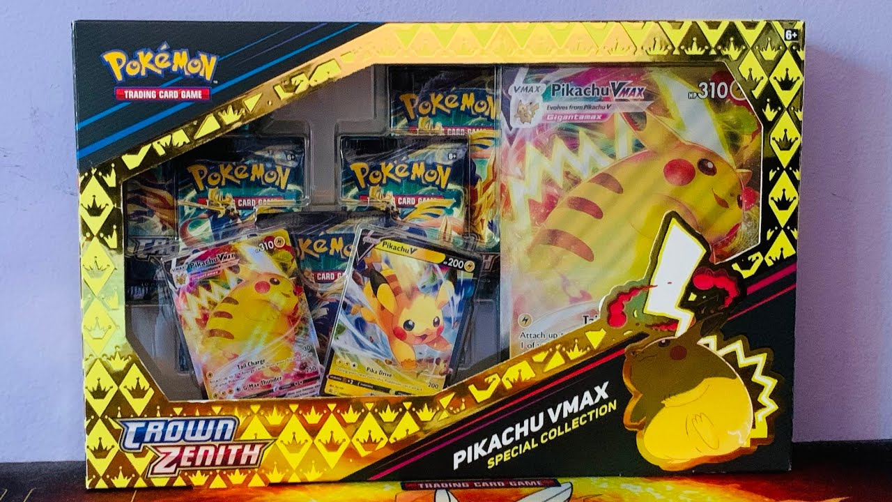 Pokémon Pikachu VMAX Special Collection Unboxing - YouTube