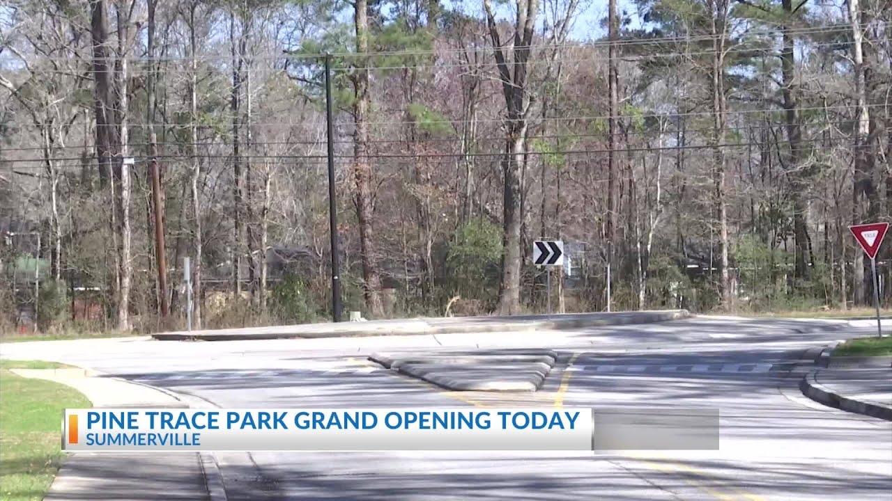 Pine Trace Park grand opening in Summerville - YouTube