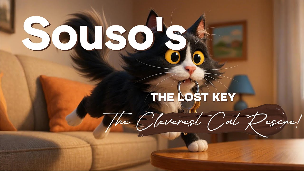 Souso and the Lost Key 🔑 | The Cleverest Cat Rescue! - YouTube