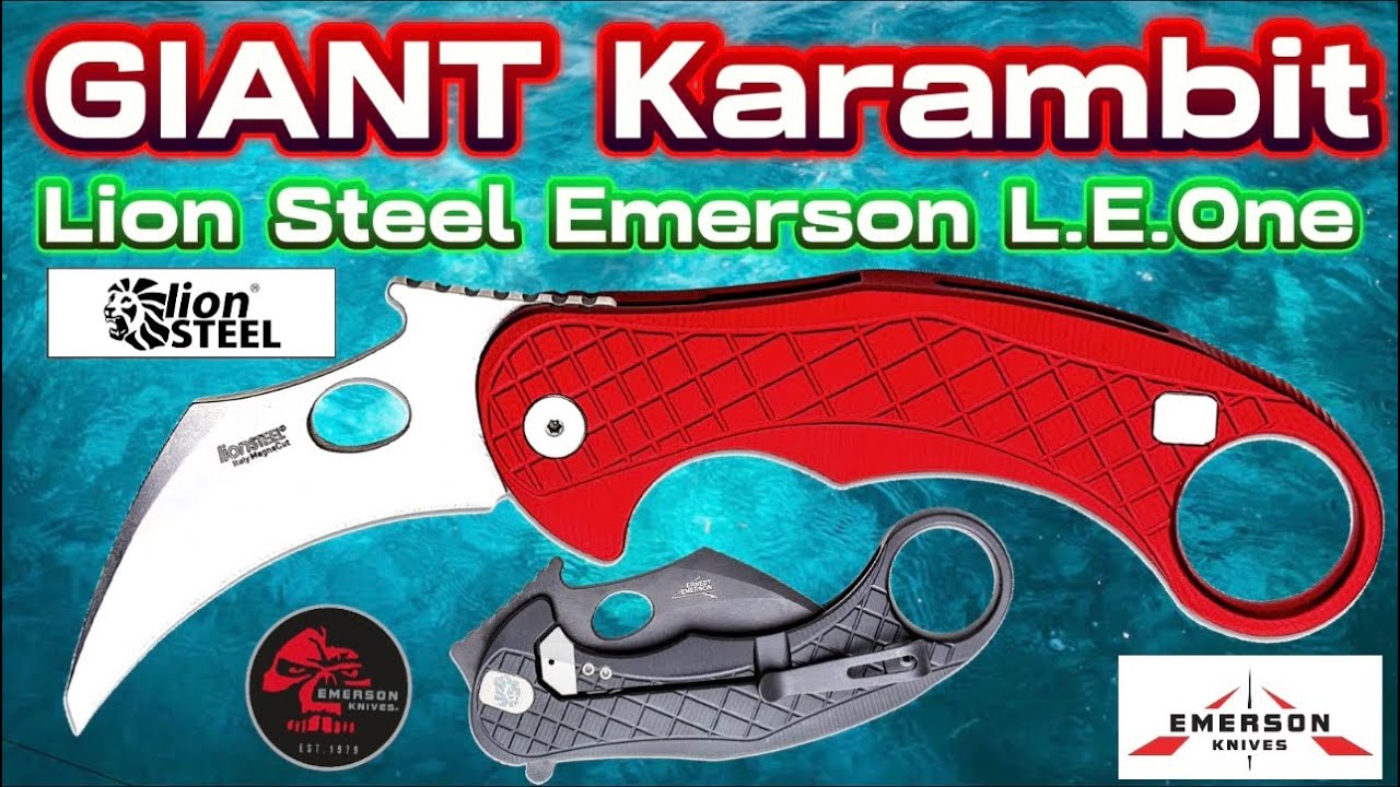 LionSteel L.E.One Emerson Karambit Review | Better than FOX 599 ...