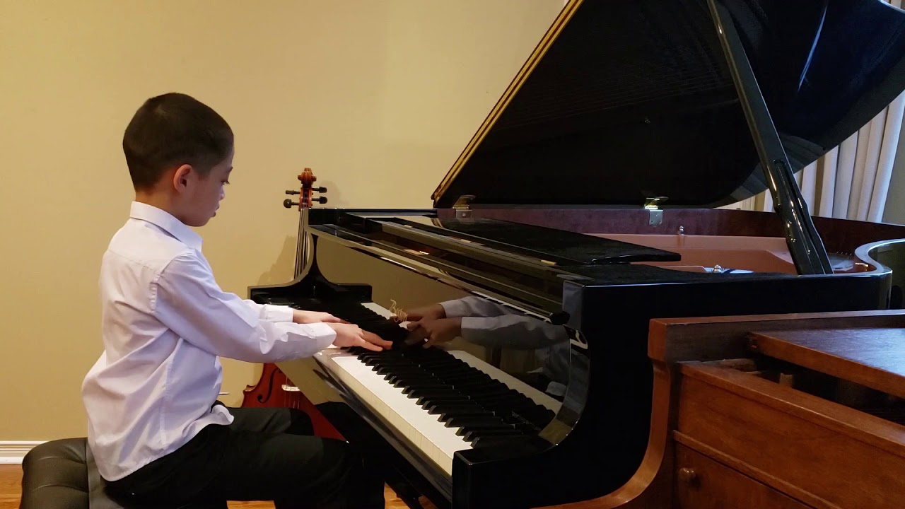 Piano Exam RCM Level 8 (9Y) - YouTube