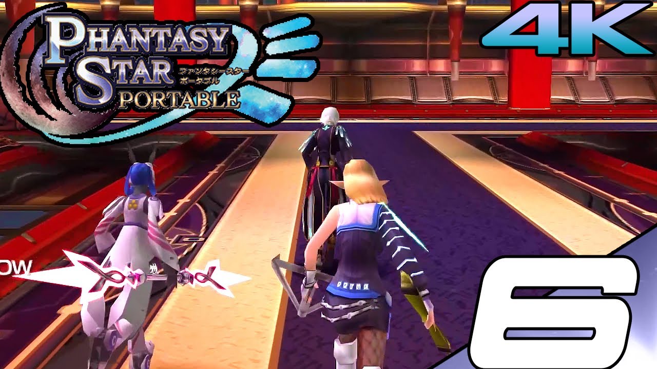 PHANTASY STAR PORTABLE Gameplay Walkthrough Part 6 - The COG Secret (4K ...
