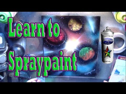 Amazing spraypainting tutorial *beginner Level* ~ Spraycasso - YouTube