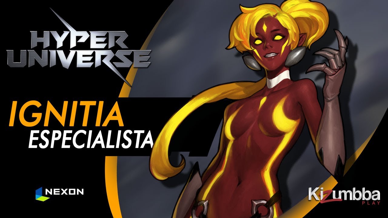 HYPER UNIVERSE (Novo MOBA Chegando) IGNITIA - Queimando Geral !! GamePlay Completa (Português ...