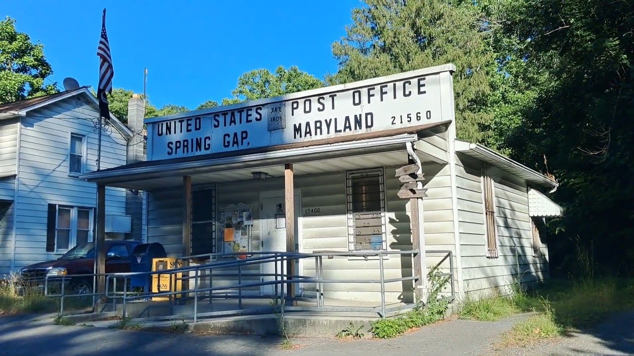 Spring Gap, Maryland: Old Post Office, Scenic Route 51, Campground ...