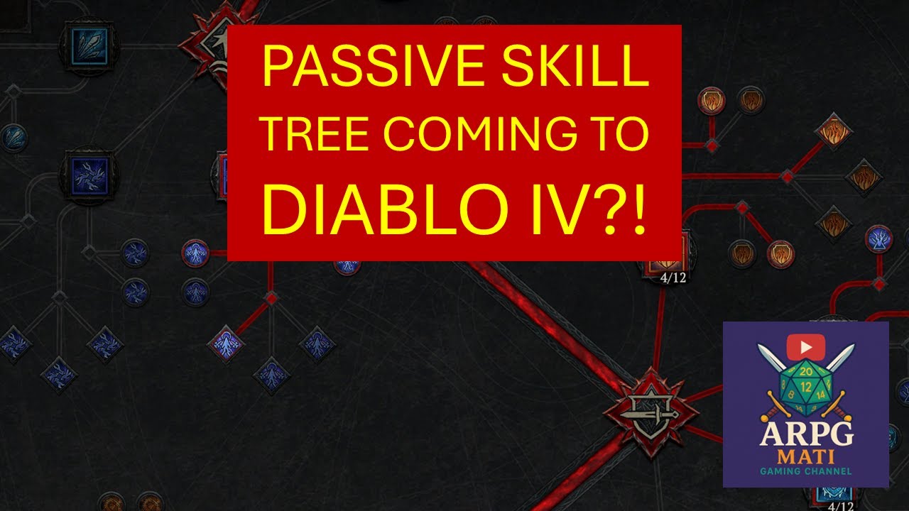 I THINK DIABLO 4 IS GETTING A PASSIVE SKILL-TREE - YouTube