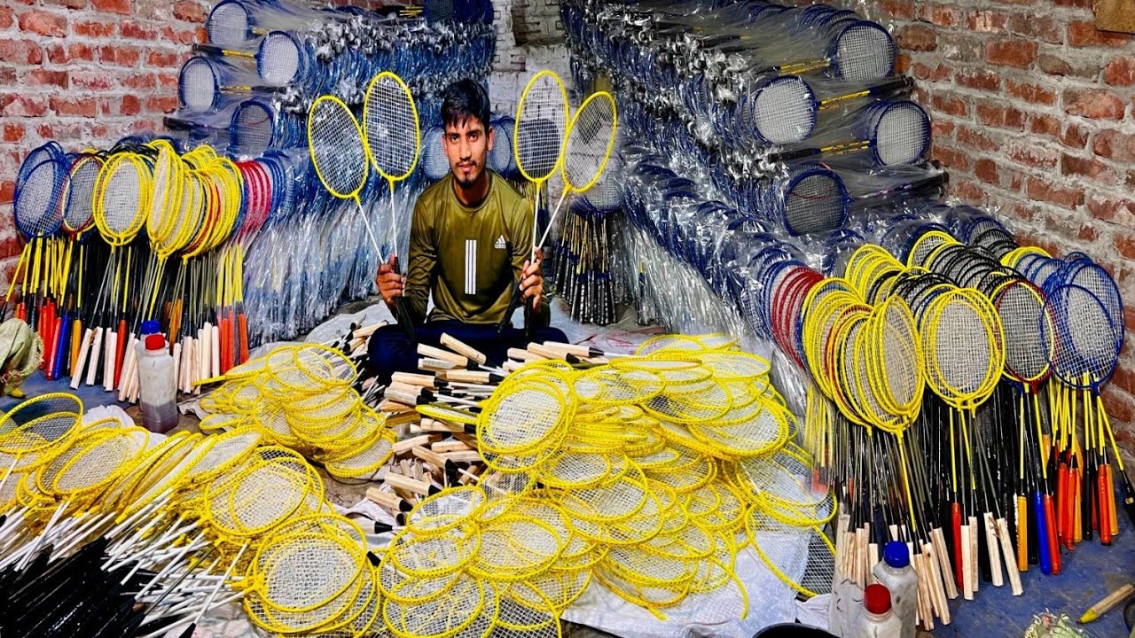 Watch How Tennis Rackets Are Made From Steel Pipe - Amazing Mass ...