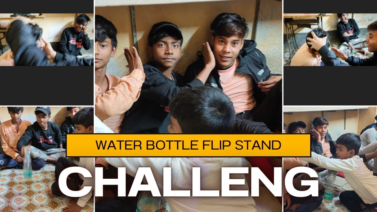 Water🫙bottle Flip and Stand Chalenge Game| ROJ VLOGER | Bottle Stand ...