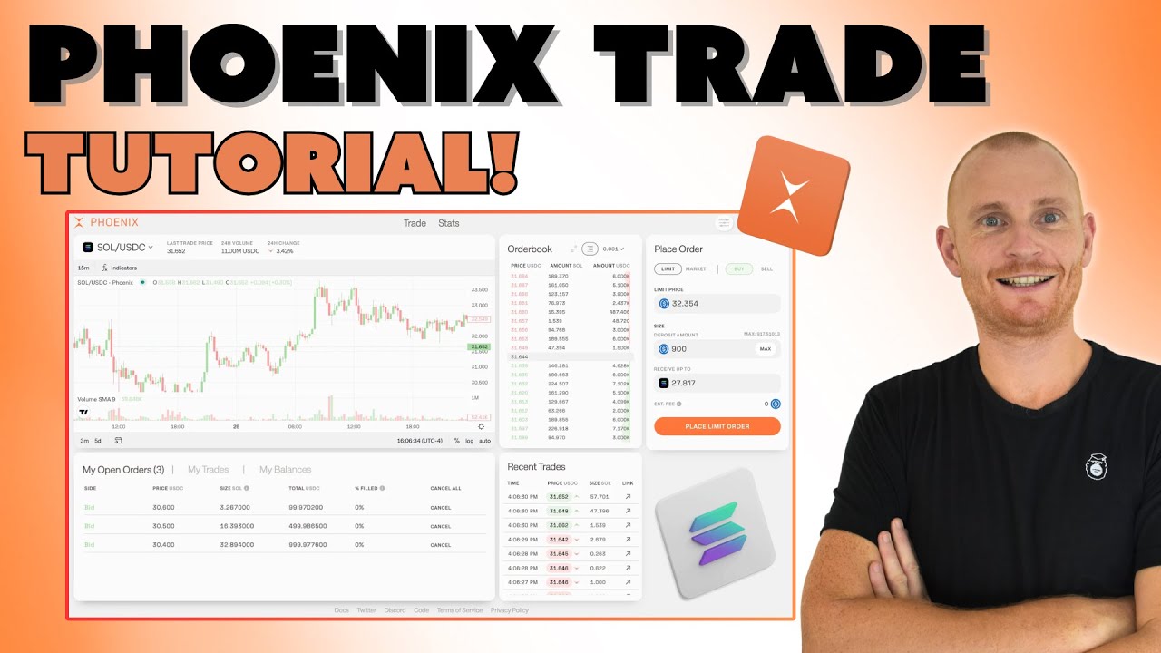 Phoenix Trade: The Next DYDX? A Tutorial - YouTube