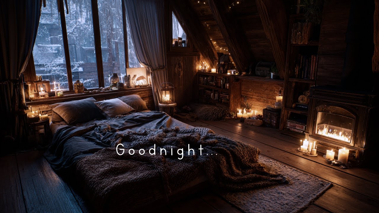 [Cozy Sleep Space] Candlelight Ambience & Relaxing Music for Peaceful ...