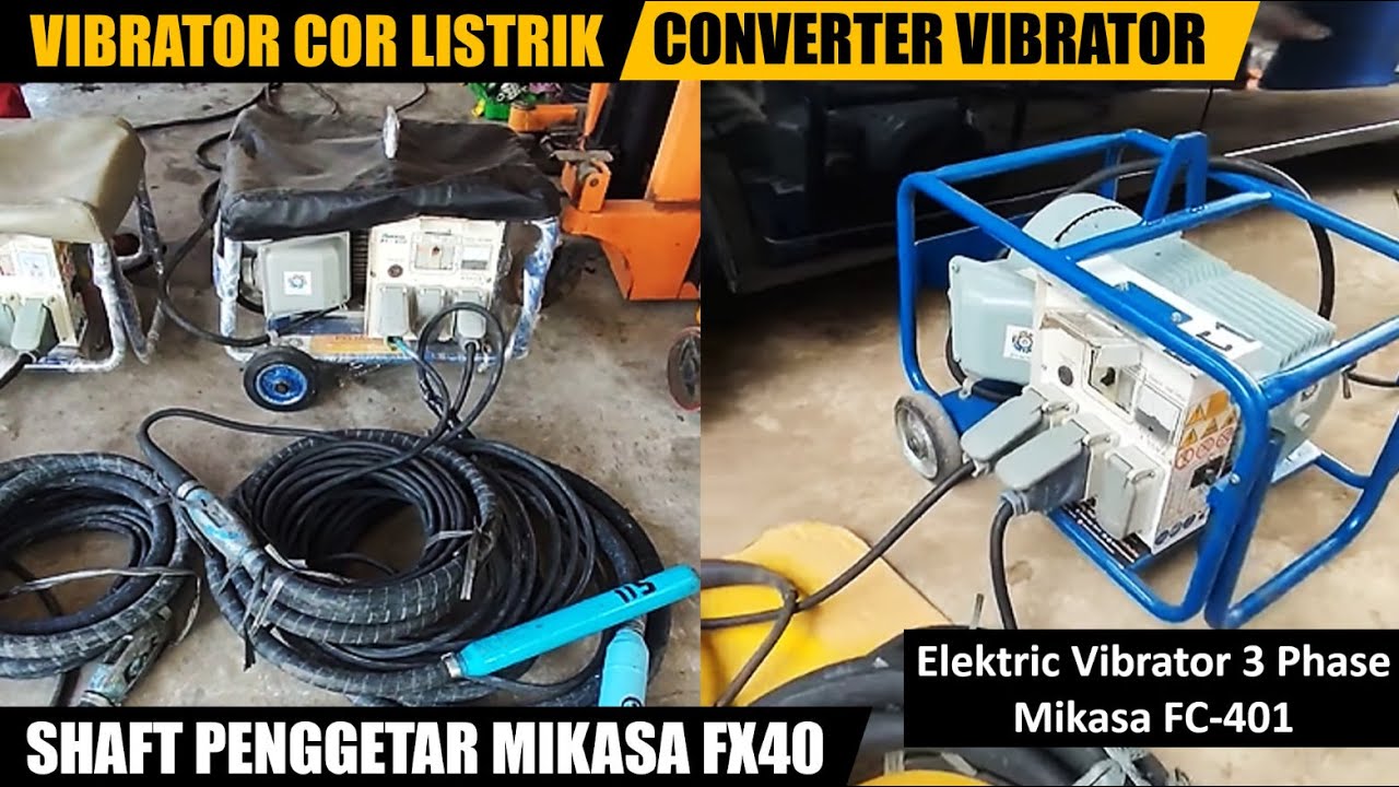 Vibrator Cor Listrik Pojatek, dinamo di dalam shaft penggetar. mikasa ...