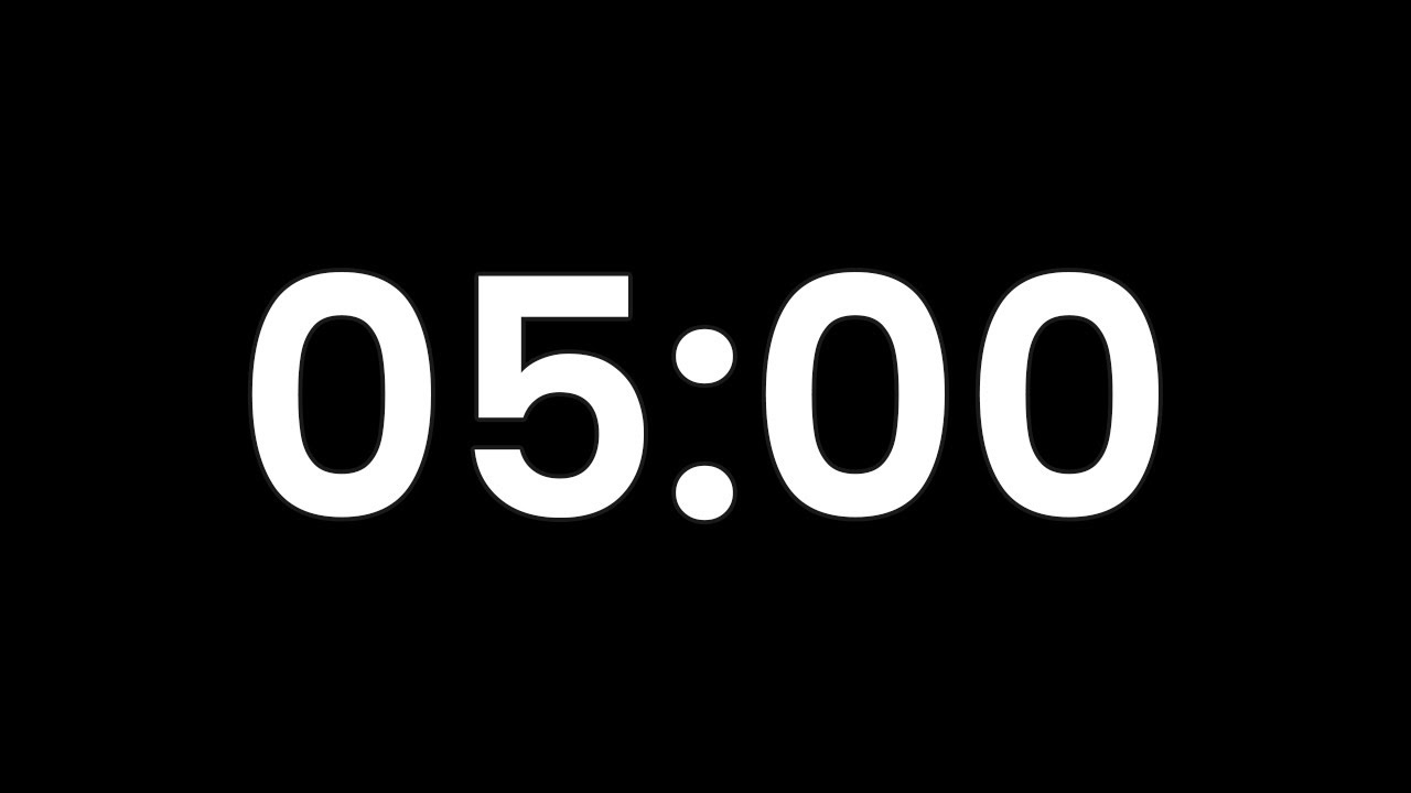 5 Minute Timer with Alarm - YouTube