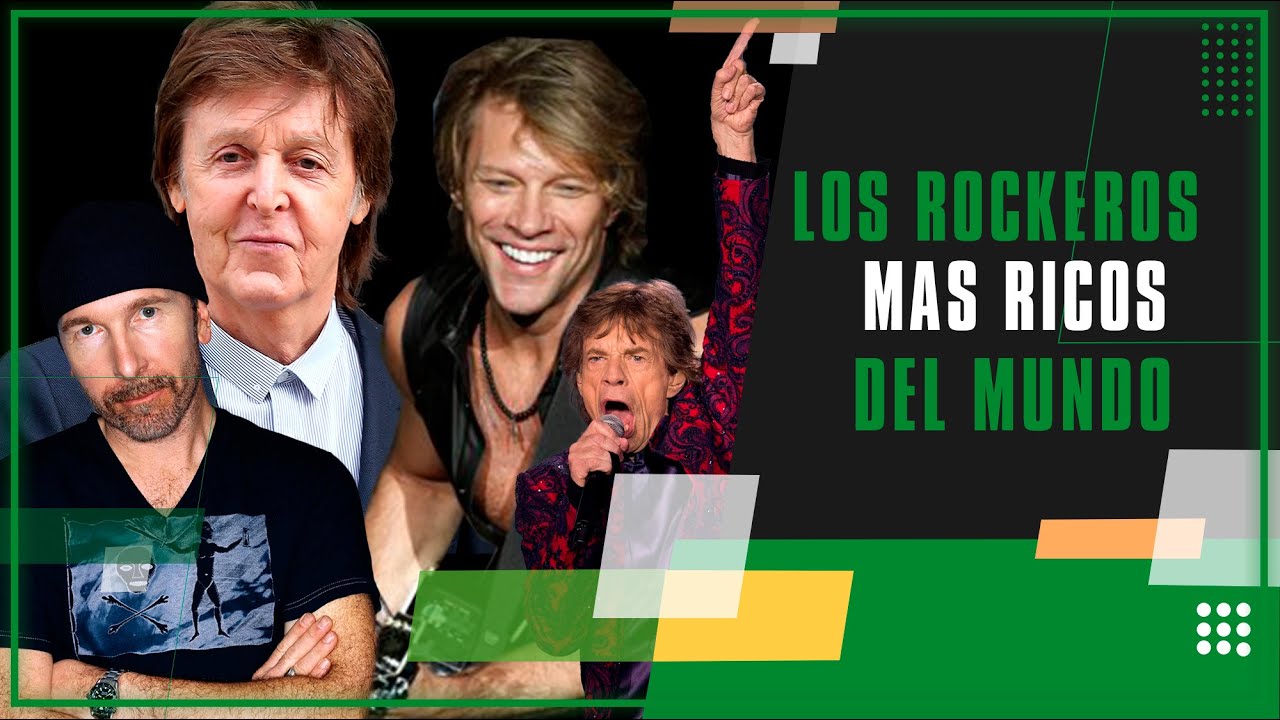 Los ROCKEROS más RICOS del mundo - YouTube