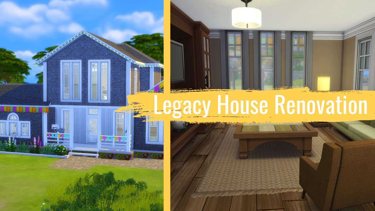 The Sims 4 | Legacy Challenge | House Renovation🏠🎨 - YouTube