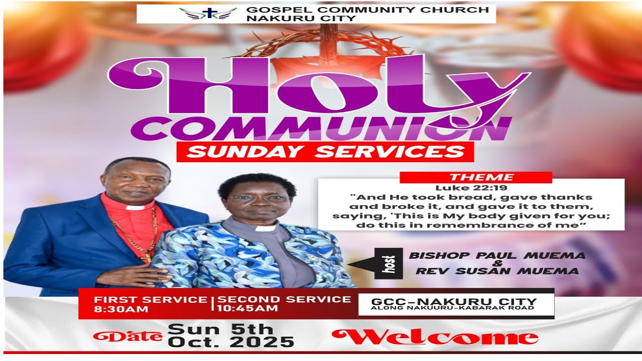 Holy Communion Sunday | 2nd Service | 5th October 2025 - YouTube