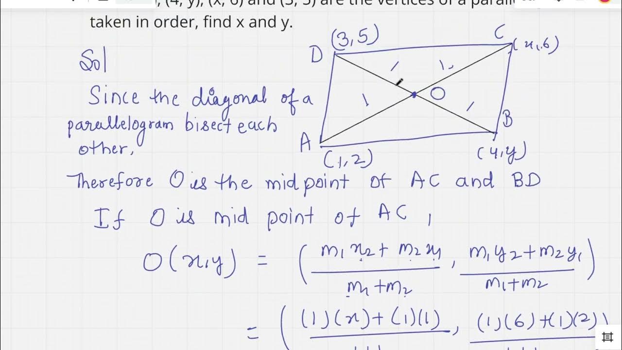 10th Ex 7 2 Q6 If 1 2 4 Y x 6 And 3 5 Are Vertices Of 10th-ex-7-2-q6-if-1-2-4-y-x-6-and-3-5-are-vertices-of