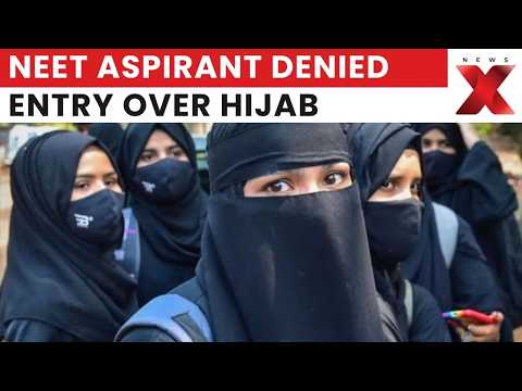 NEET Aspirant Denied Entry Over Hijab Row, Chaos Erupts At Mumbai Exam Centre | NewsX