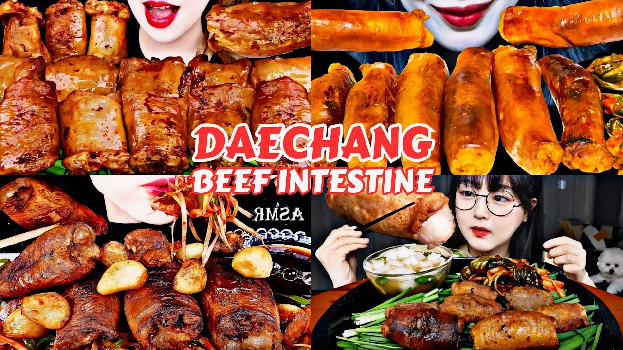 DAECHANG (Beef Large Intestine) Mukbang | Crispy & Savory ASMR Pt.3 ...