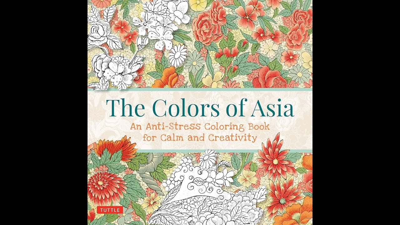 Flip Through The Colors of Asia Coloring Book - YouTube